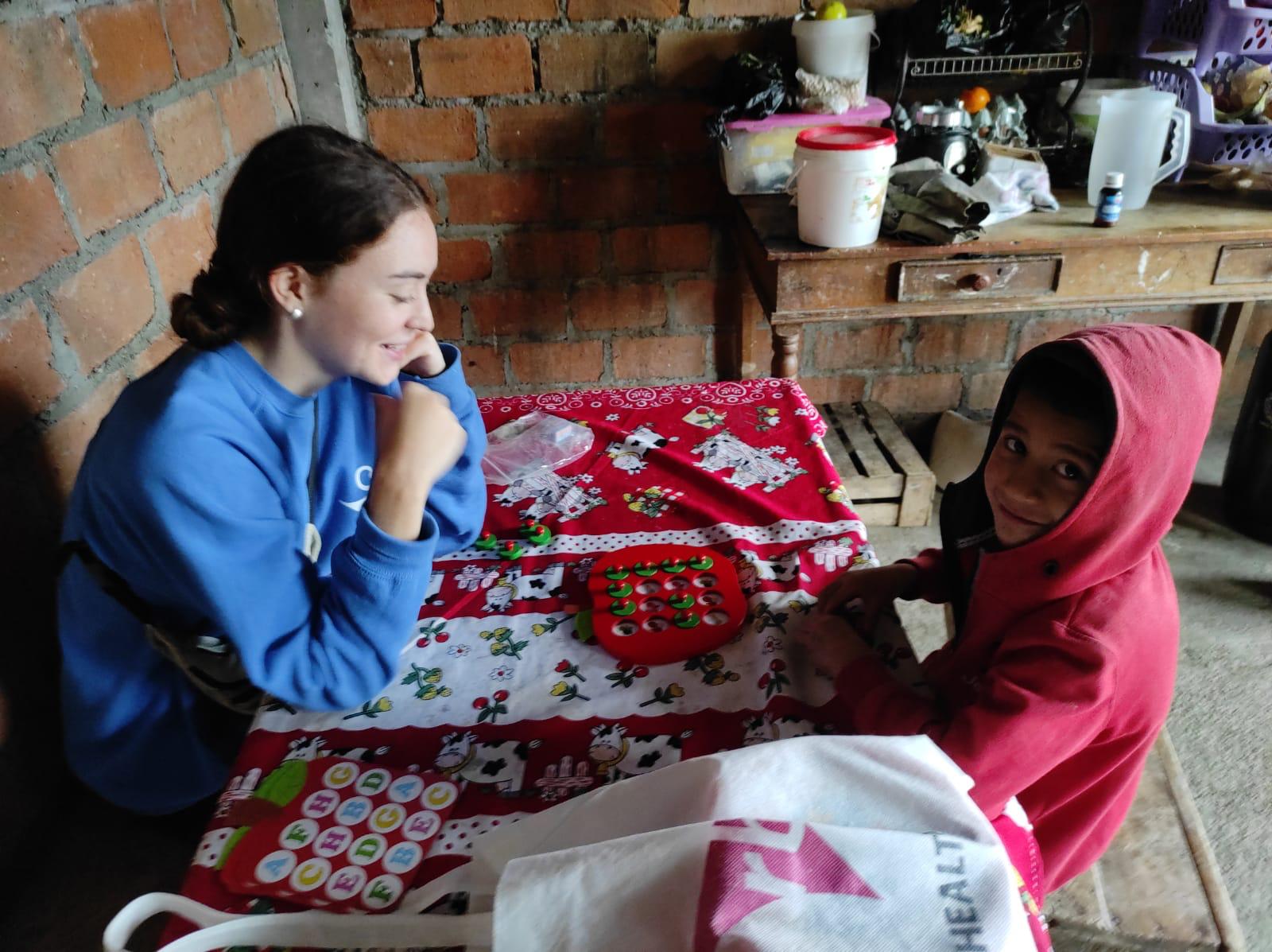 Irene y María, de vuelta de Ecuador